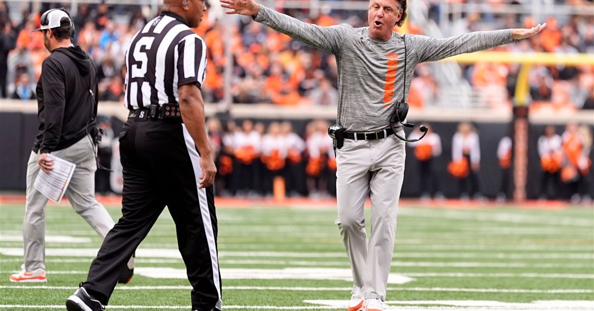 Everything head football coach Mike Gundy said before Oklahoma State's ...