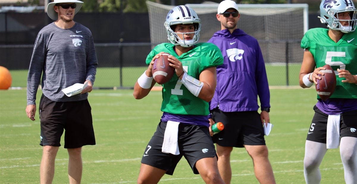 Photos from Kansas State's Monday morning practice - August 15, 2022