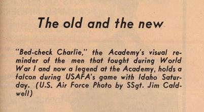 Photos of Bed check Charlie?