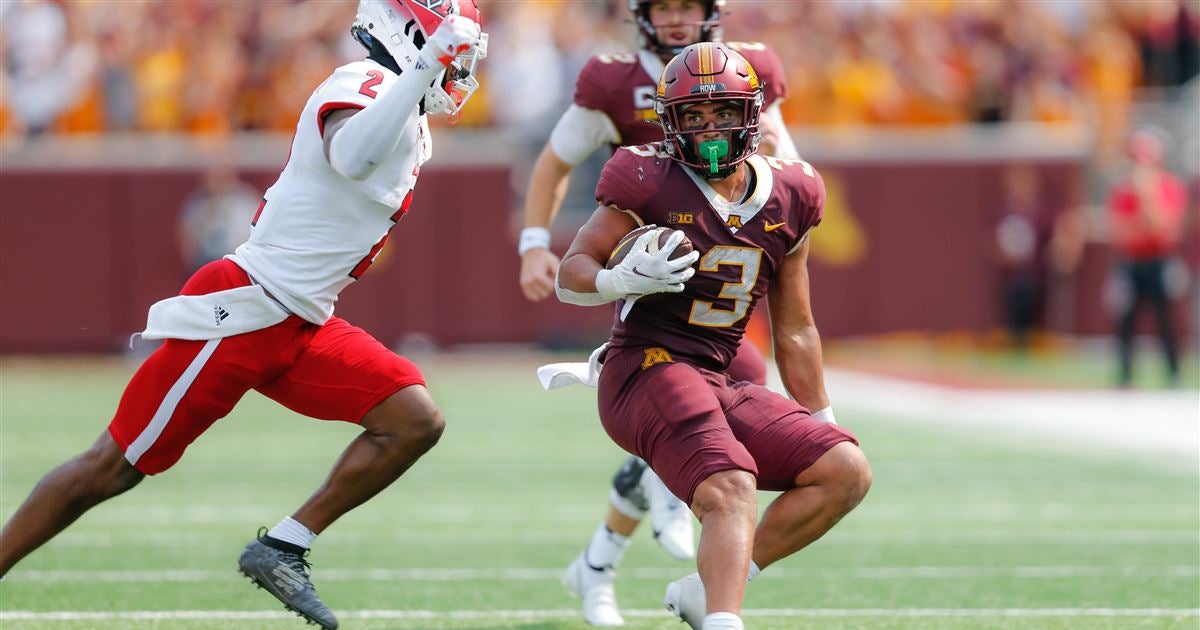 Minnesota Football releases an injury update on RB Treyson Potts