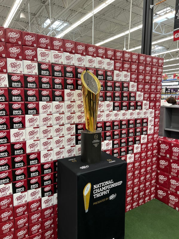 Natty Trophy on Display at Walmart
