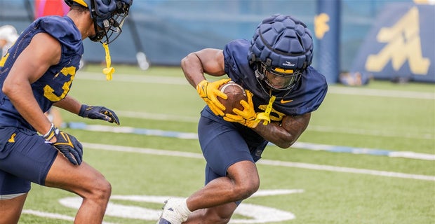 Photos from WVU Football's first open practice of 2023