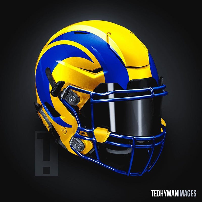 Totally cool two-tone helmets for every NFL team