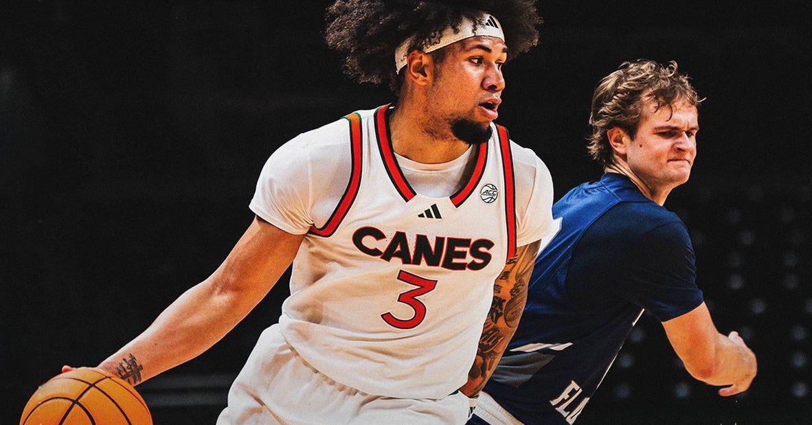 Tre Donaldson leads Miami past North Florida 105-67