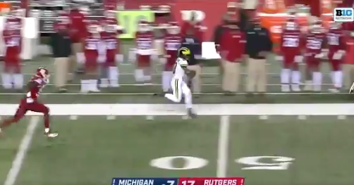 WATCH: Giles Jackson opens second half with 95-yard KO TD return
