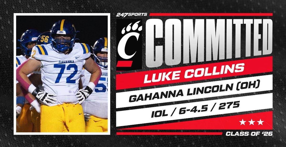 Ohio Native, OL Luke Collins Makes UC Pledge