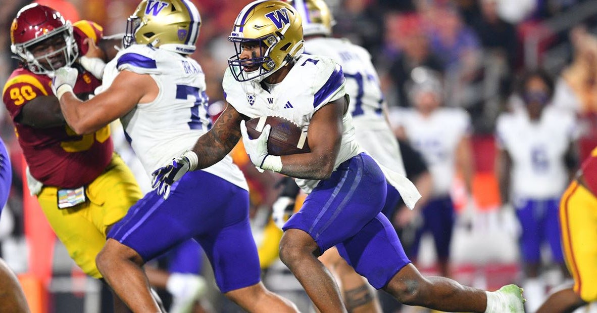 WATCH: Former Husky Tailback Dillon Johnson Working With The Tennessee ...
