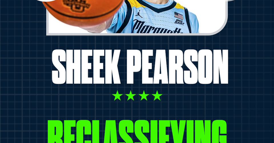 Flash: MU '26 commit 6-11 Sheek Pearson reclassifies to 2025 /will red shirt joining MU team at ...
