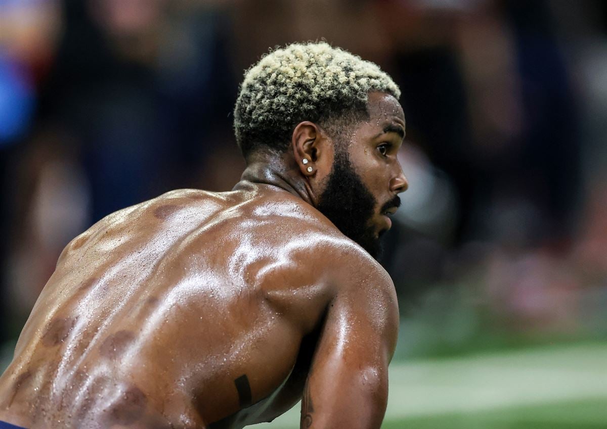 Photos: Elijah Moore puts on a show at Ole Miss Pro Day