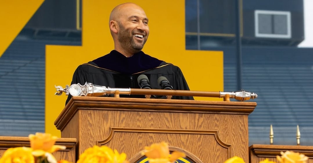 Derek Jeter delivered the commencement speech at Michigan: Here's what ...