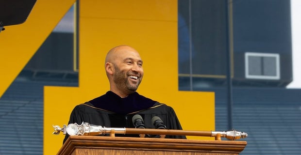 Derek Jeter delivered the commencement speech at Michigan: Here's what ...