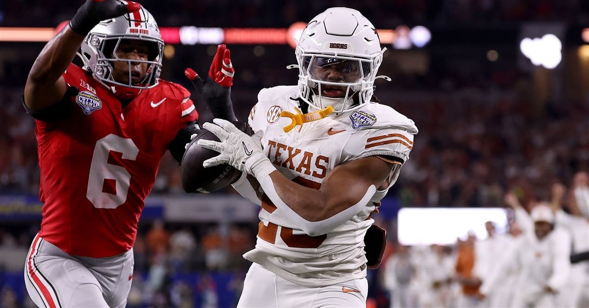 Texas running back Jaydon Blue drafted No. 149 overall by the Dallas ...