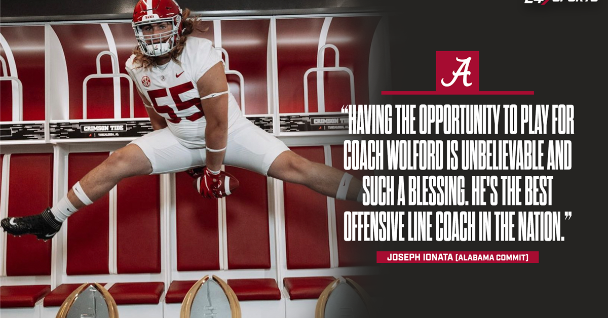 3-star offensive lineman Joseph Ionata signs with Alabama
