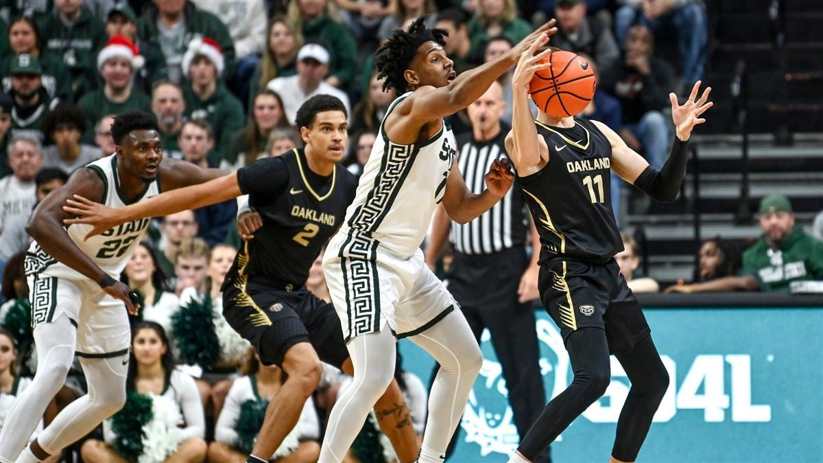 Backcourt leads Michigan State in lopsided win over Oakland
