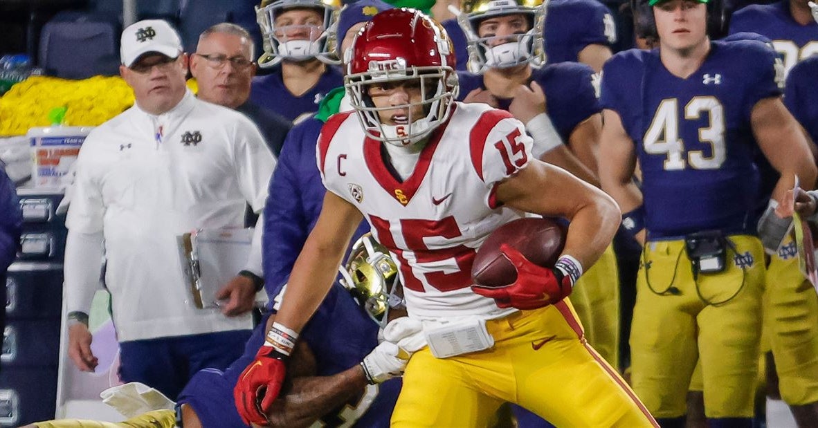 Drake London injury update: Atlanta Falcons WR reflects on USC Trojans ...