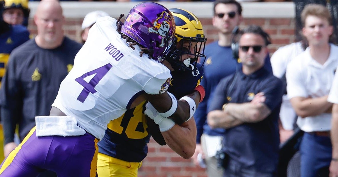 Player Reaction: ECU DBs Julius Wood, Shavon Revel after loss to Michigan