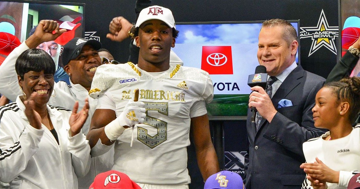 Incoming frosh LB Edgerrin Cooper talks training regimen at A&M