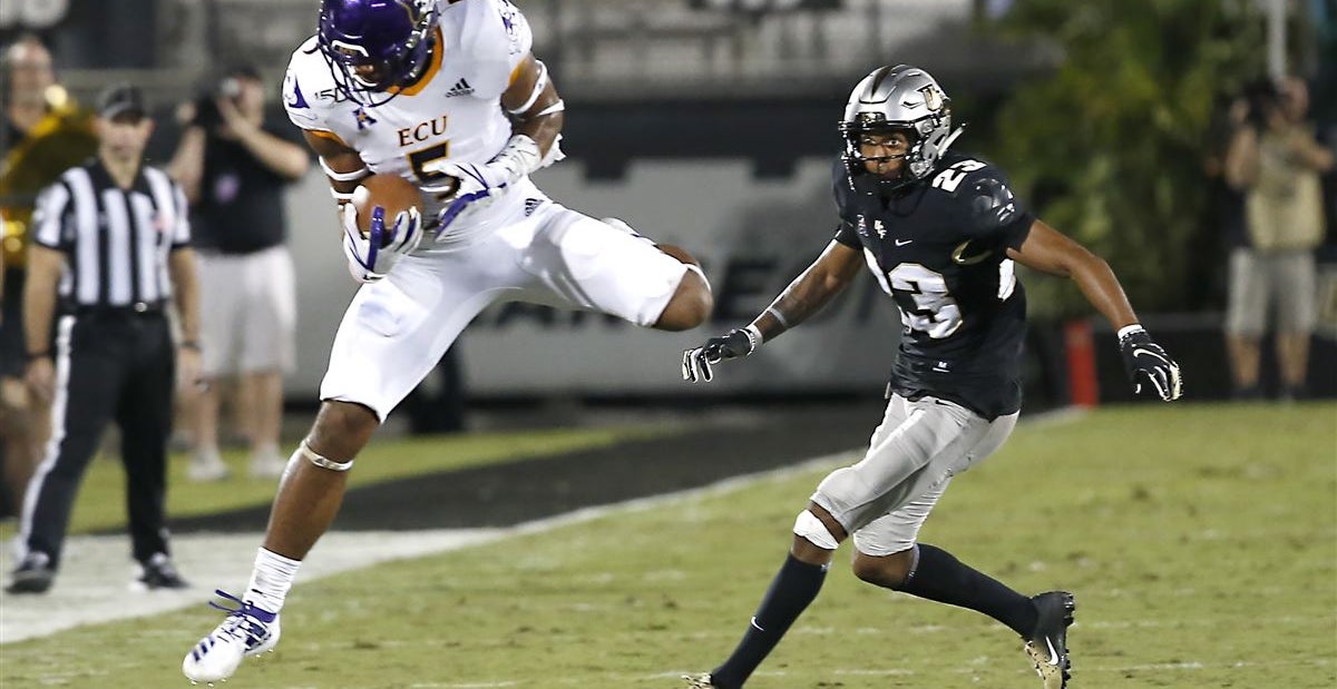 ECU WR CJ Johnson leaves SMU game with injury