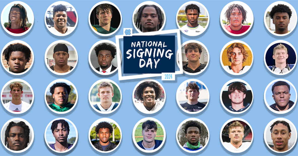 Meet UNC's Signing Day Class of 2024