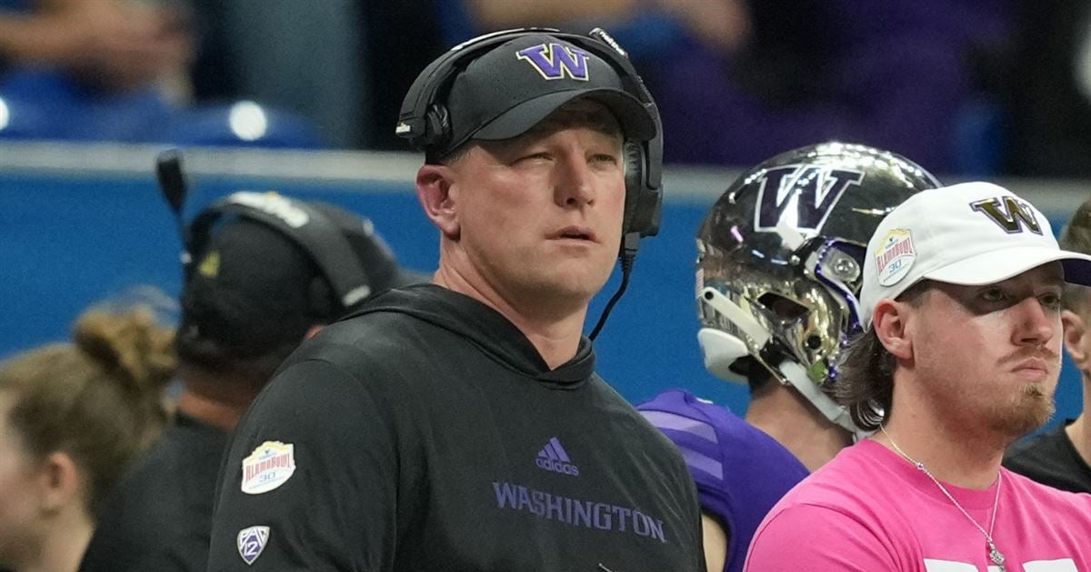 Washington Huskies Head Coach Kalen DeBoer Spring Kickoff Press ...