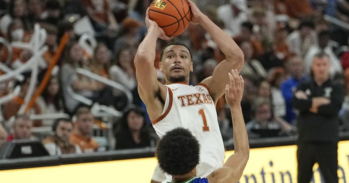 Texas' Dylan Disu lighting up the scoreboard after taking thousands of ...