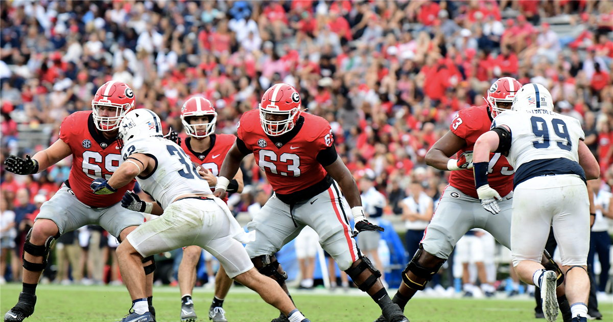 Georgia’s interior offensive line looking to ‘play to our standard’
