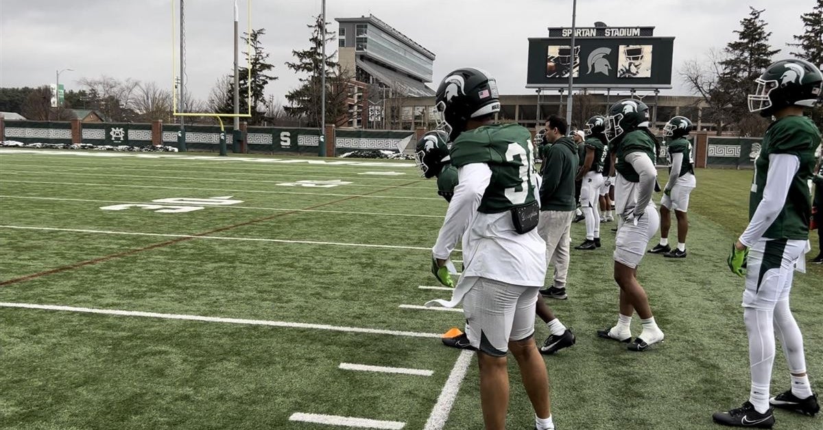 WATCH: Clips from Michigan State football spring practice No. 4