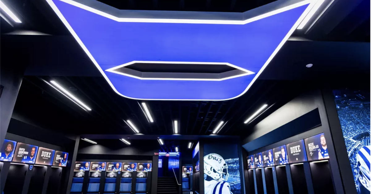 Duke Football announces renovated locker rooms