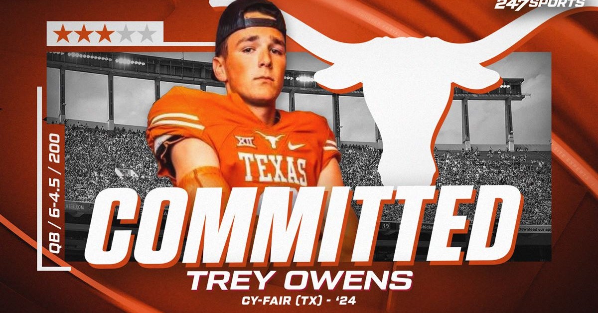 In-state 2024 QB Trey Owens commits to Steve Sarkisian and Texas