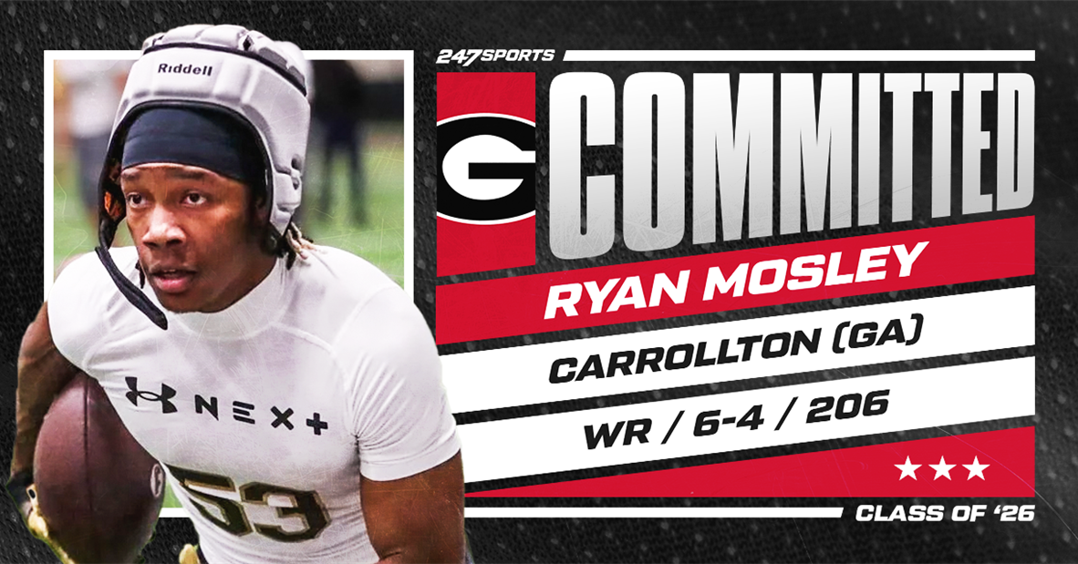 Behind-the-scenes on Georgia's newest commit Ryan Mosley's silent ...