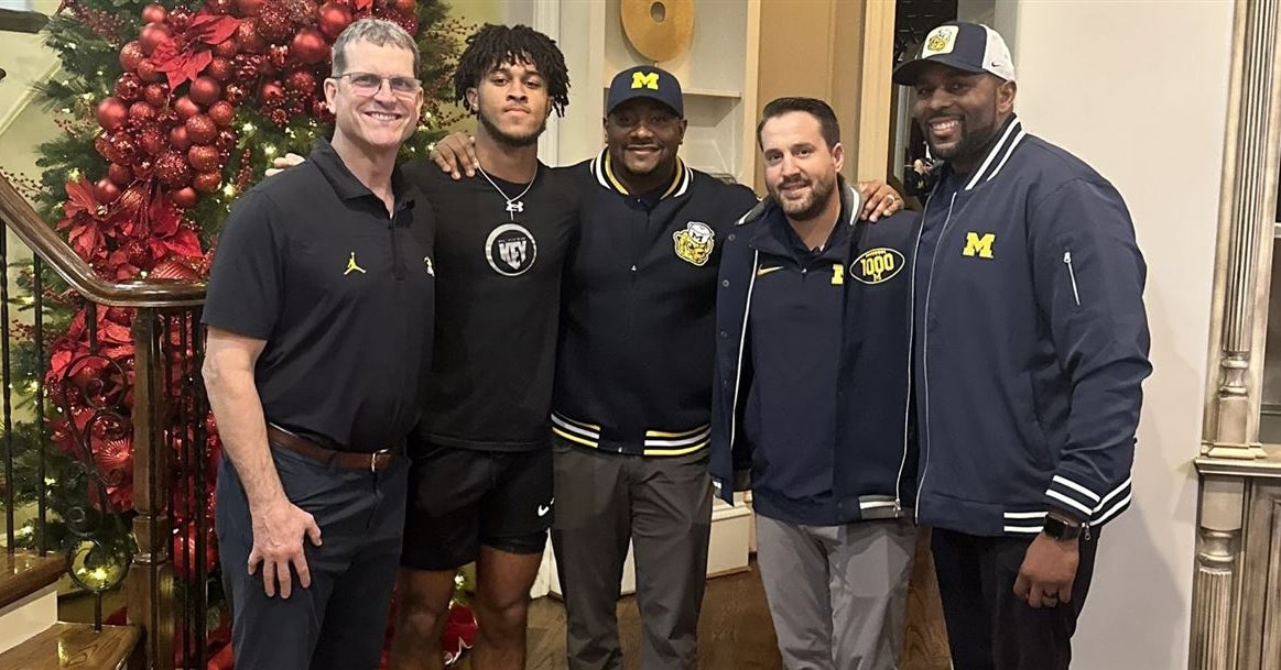 Michigan WR commit Channing Goodwin recaps in-home visit, ready to work