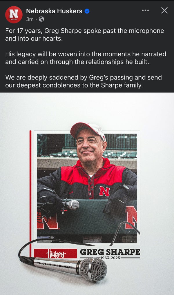 Greg Sharpe remembered by so many for his great impact