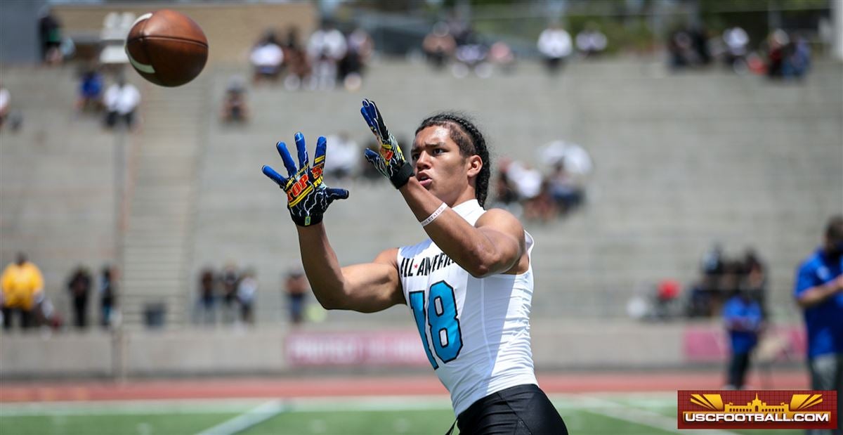Four-star 2023 ATH Rico Flores Jr. reacts to USC offer