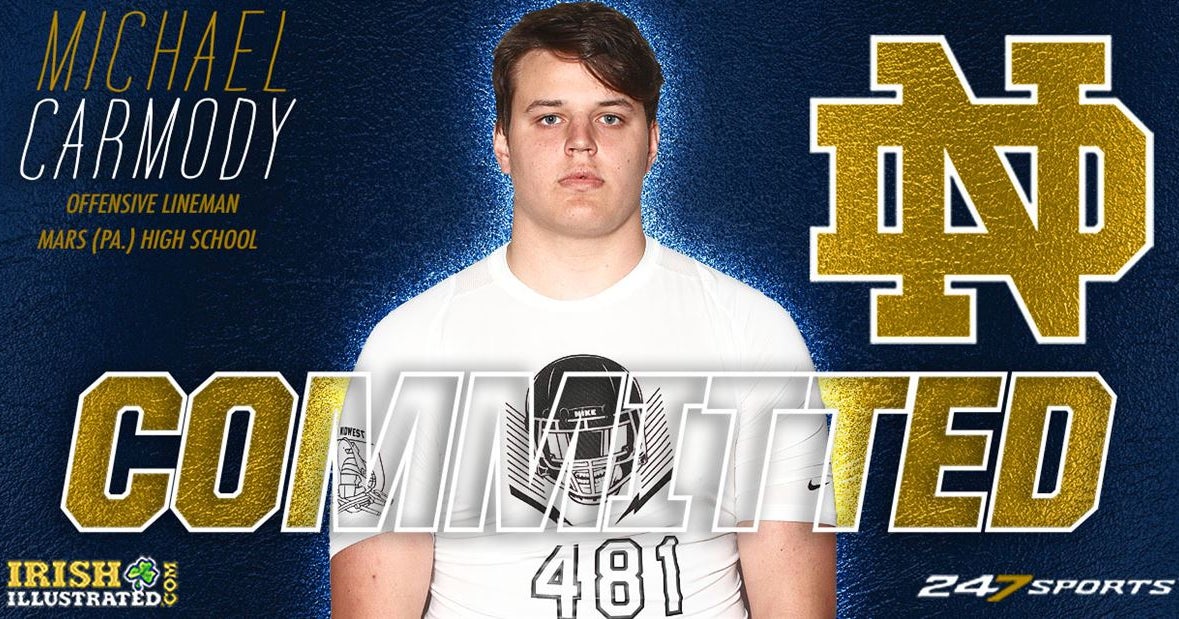 BREAKING: Four-star OL Michael Carmody commits to Notre Dame