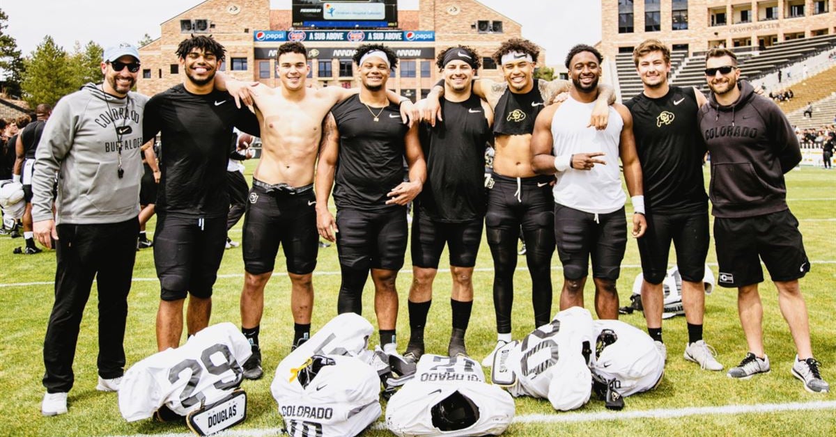 Mark Smith and Jeff Smart tag team coaching Colorado's linebackers