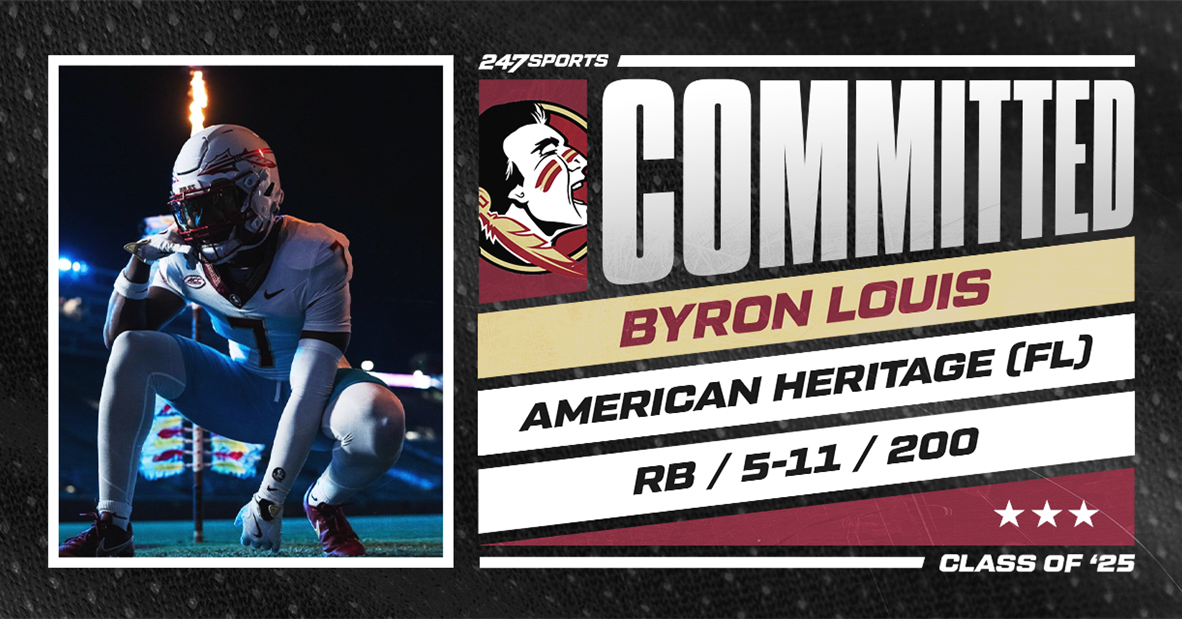 4-star RB Byron Louis commits to Florida State