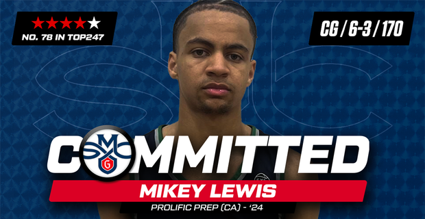 Mikey Lewis, the No. 78 overall recruit in 2024, has committed to Saint ...