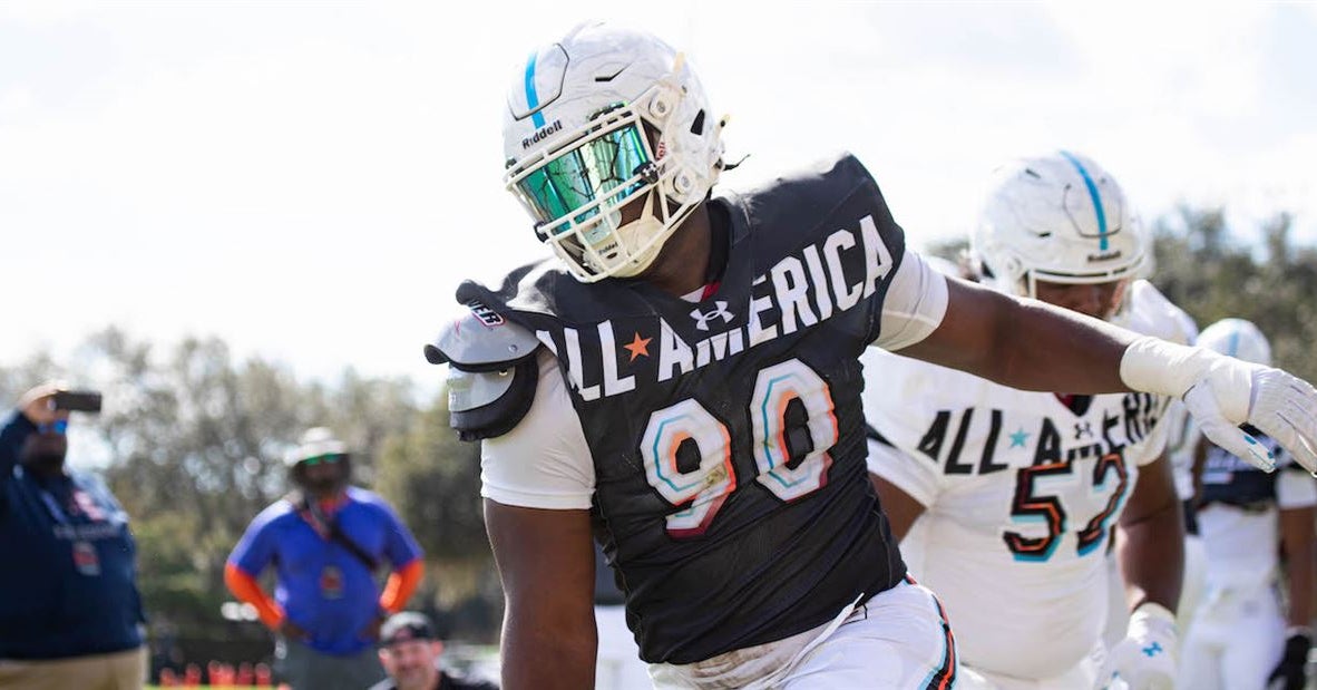 Under Armour All-America Game: Team Ice OL-DL Sunday 1 on 1s