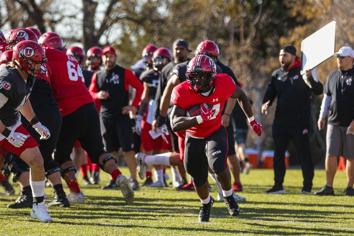 Utah running backs in a heated competition to earn their reps
