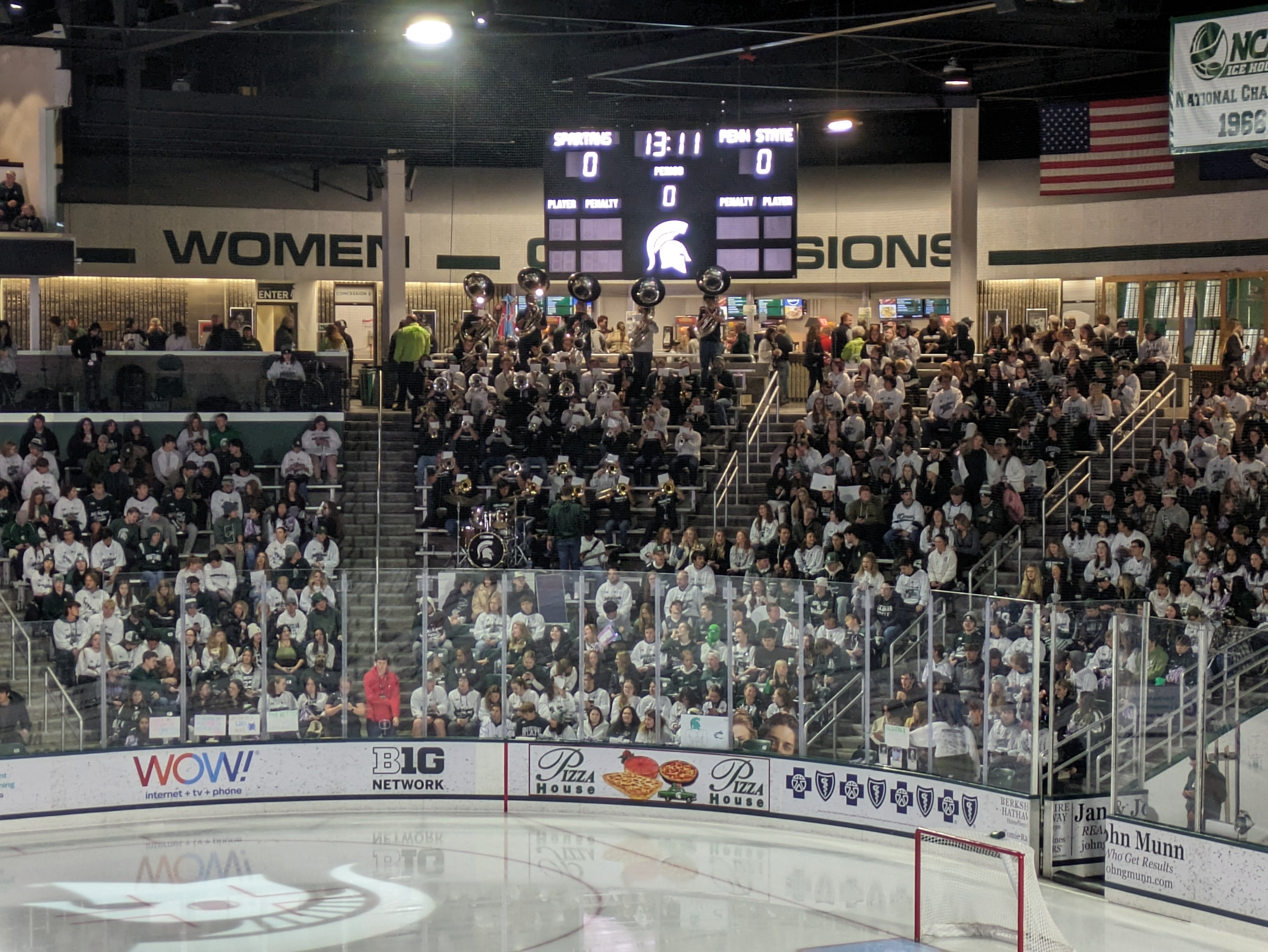 MSU Hockey takes on PSU today 4p BTN+ 11/11 Saturday