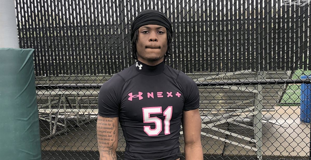 Edge rusher Caden Brown has one official set, others in works