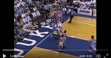Flashback Friday: Jerry Stackhouse Delivers Nasty Dunk vs. Duke
