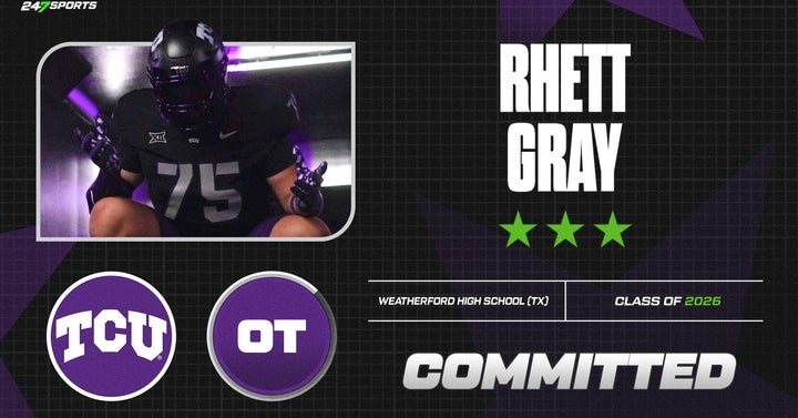 Weatherford OL Rhett Gray details why he chose TCU over others