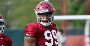 Raekwon Davis, Alabama, Strong-Side Defensive End