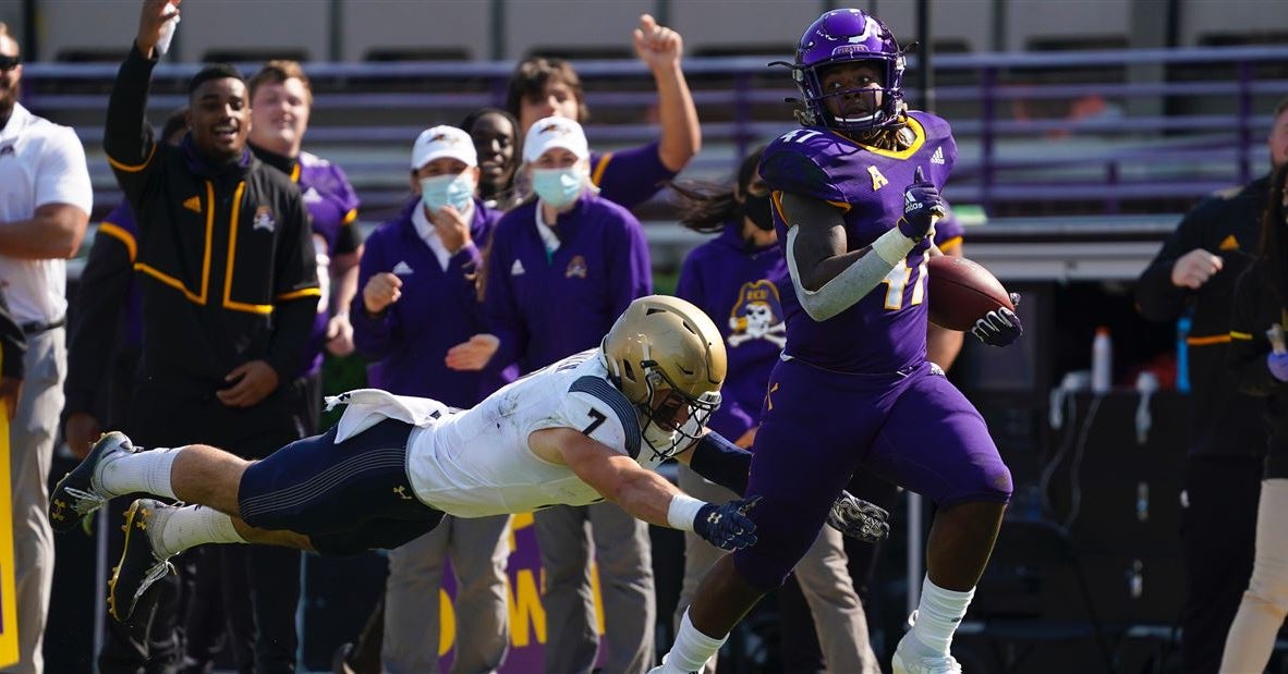 Times and TV designations announced for five ECU football games