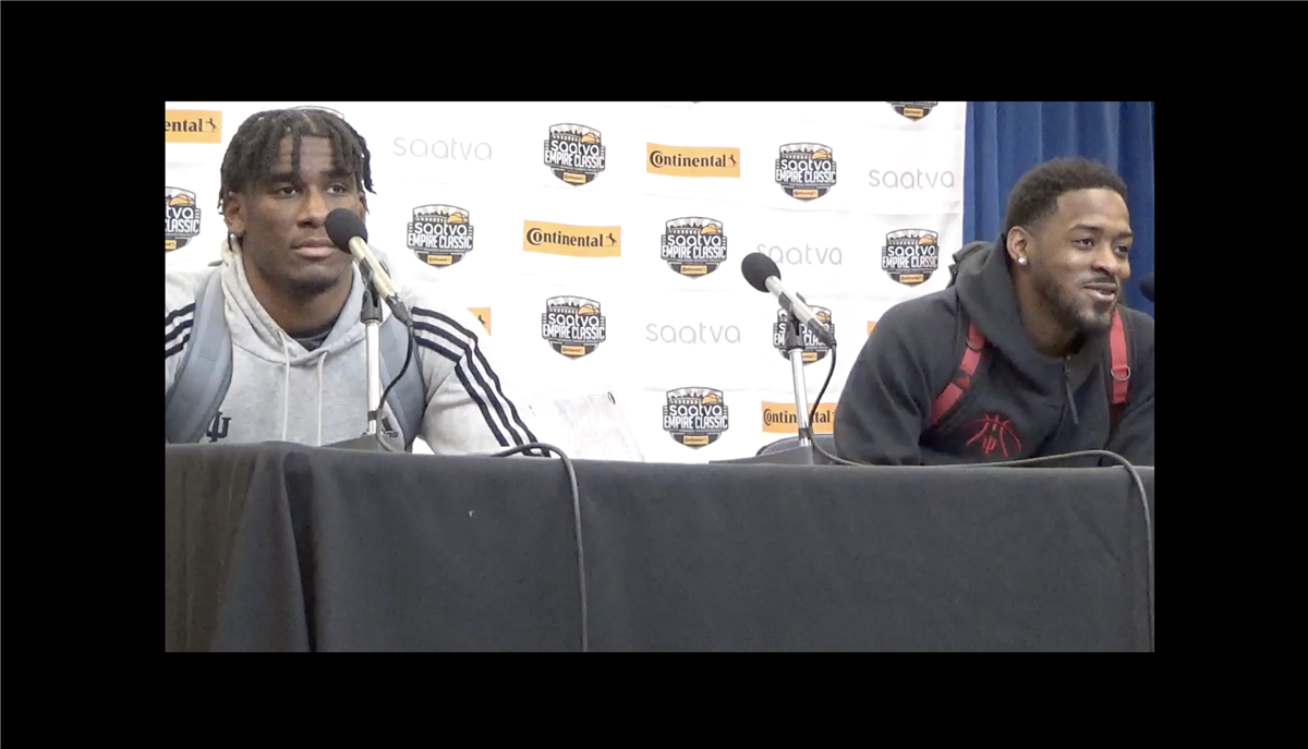The Hoosiers react: Xavier Johnson, Kaleb Banks after Indiana's 74-66 ...