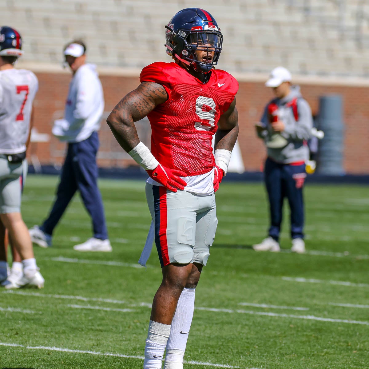 More Photos | Full gallery from Ole Miss spring practice