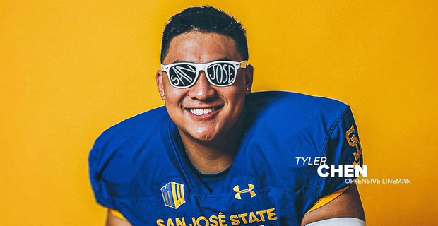 Transfer O-Lineman Tyler Chen returns home to the Bay in move to SJSU