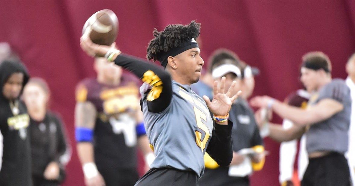 True freshman Jayden Daniels wins QB job for Sun Devils