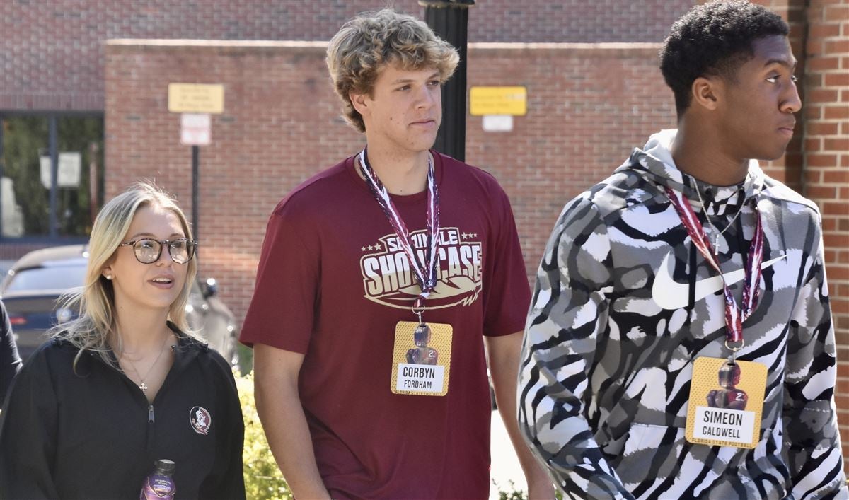 TE Corbyn Fordham, a Florida State legacy, returned to town on Thursday ...